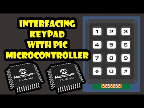 Interfacing Of Keypad With Pic Microcontroller Youtube