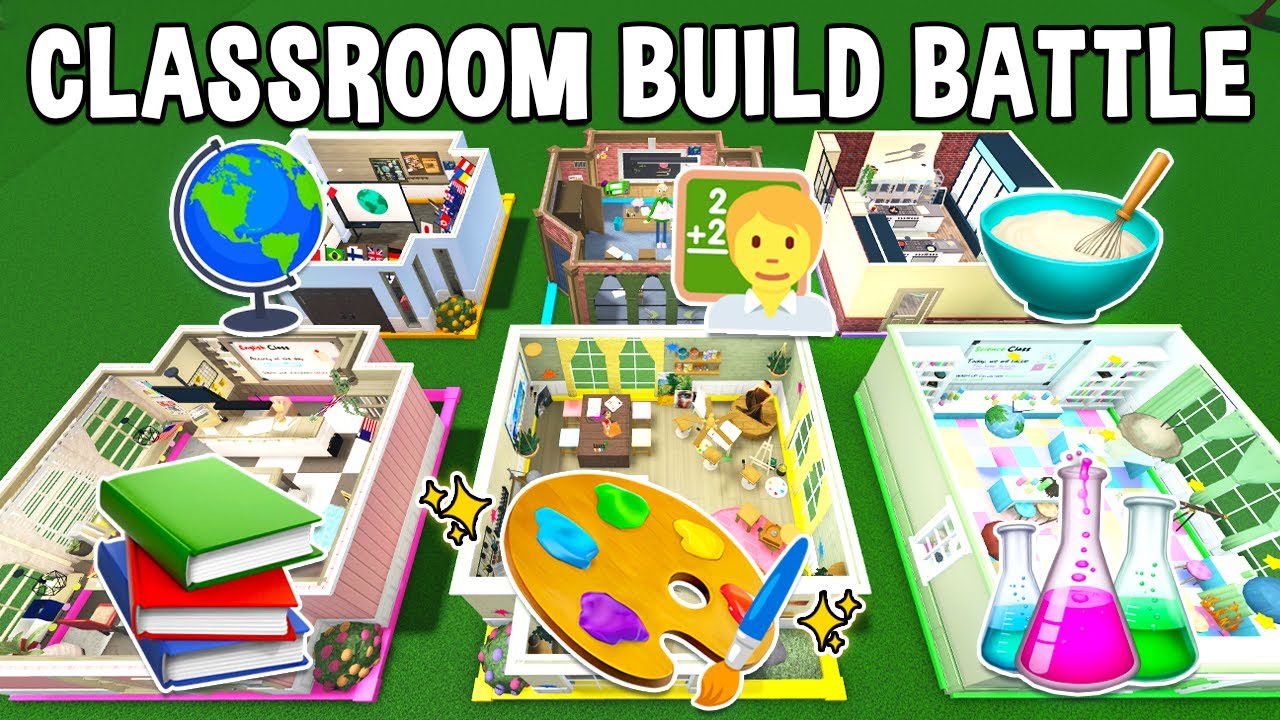 Mega Classroom Build Off Challenge Youtube