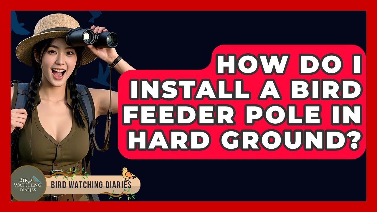How Do I Install A Bird Feeder Pole In Hard Ground Bird Watching