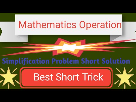 Math Simplification Short Tricks Youtube