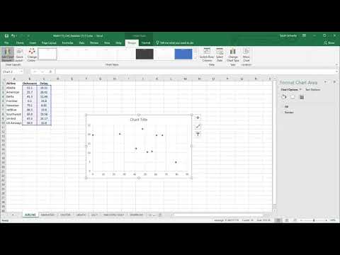 Excel Scatterplot Youtube