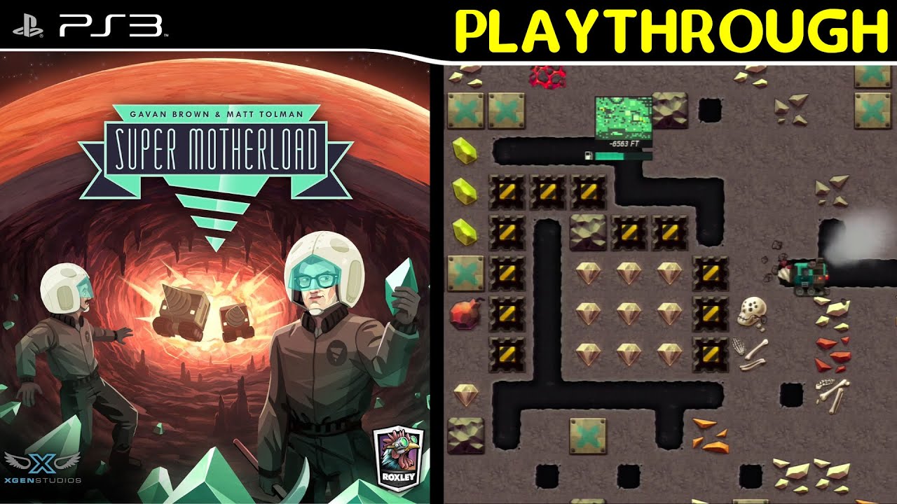 Super Motherload Ps3 Playthrough 1080p Original Console No