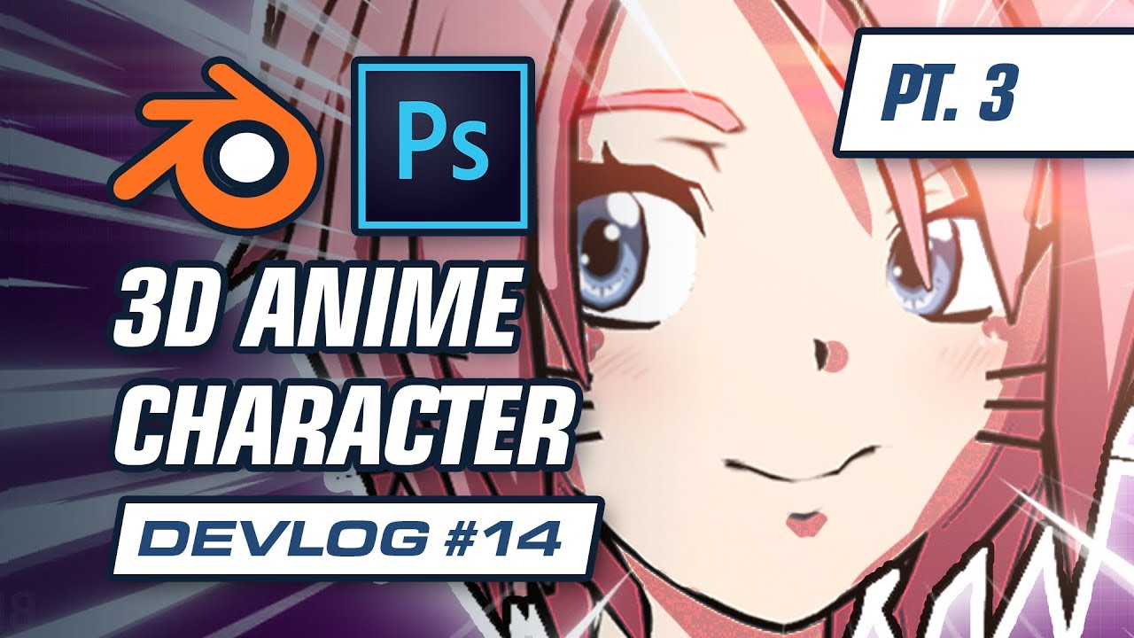 Texturing A 3d Anime Character In Blender Part 3 Project Feline