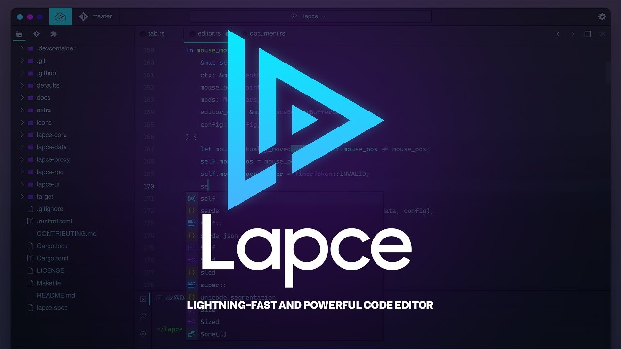 Lapce Editor De Código Potente Y Ultrarrápido Youtube