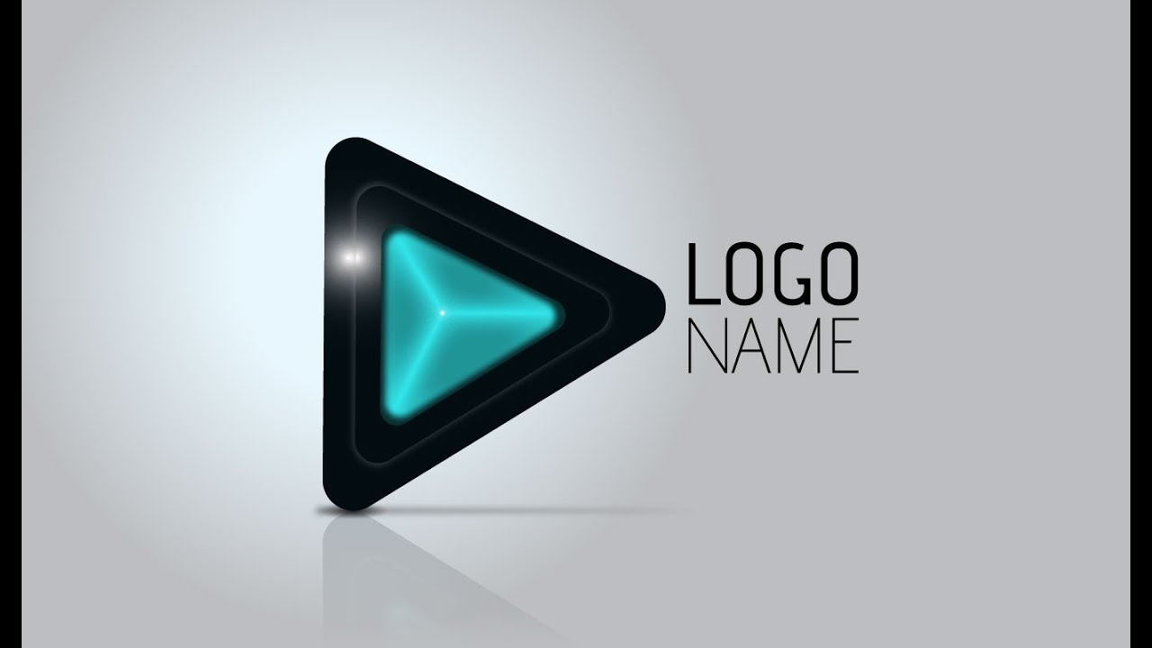 Illustrator Tutorial 3d Logo Design Play Youtube