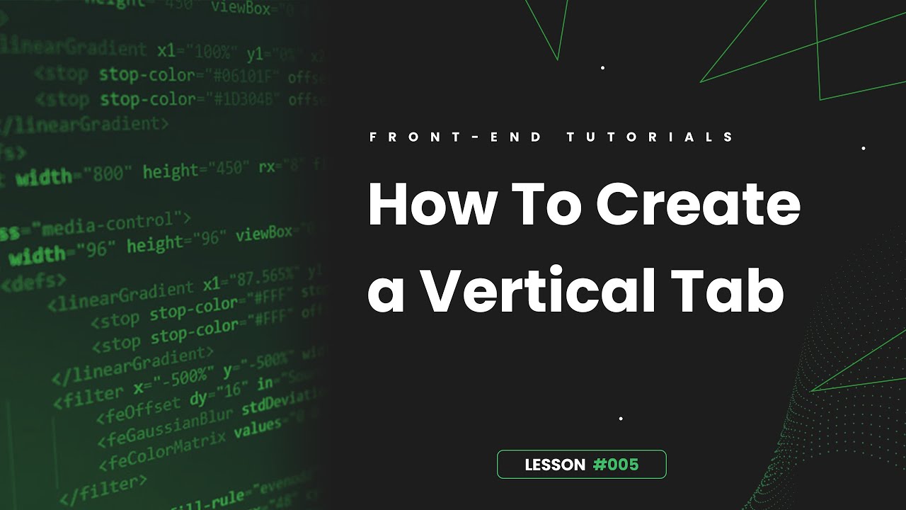 How To Create A Vertical Tab Using Html Css Js Youtube