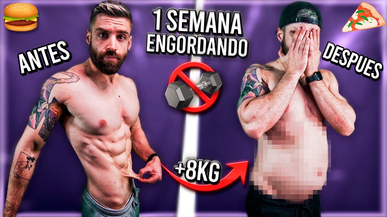 Una Semana Comiendo Comida Basura Sin Entrenar Este Fue El Resultado