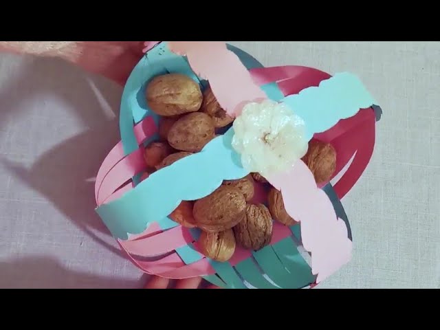 Diy Paper Weaving Basket Easy Origami Shorts Decorating Tricks