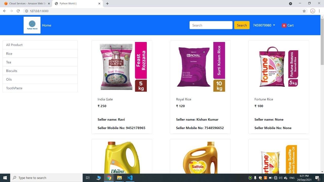 E Commerce Website Overview In Django Part 1 Python World Django