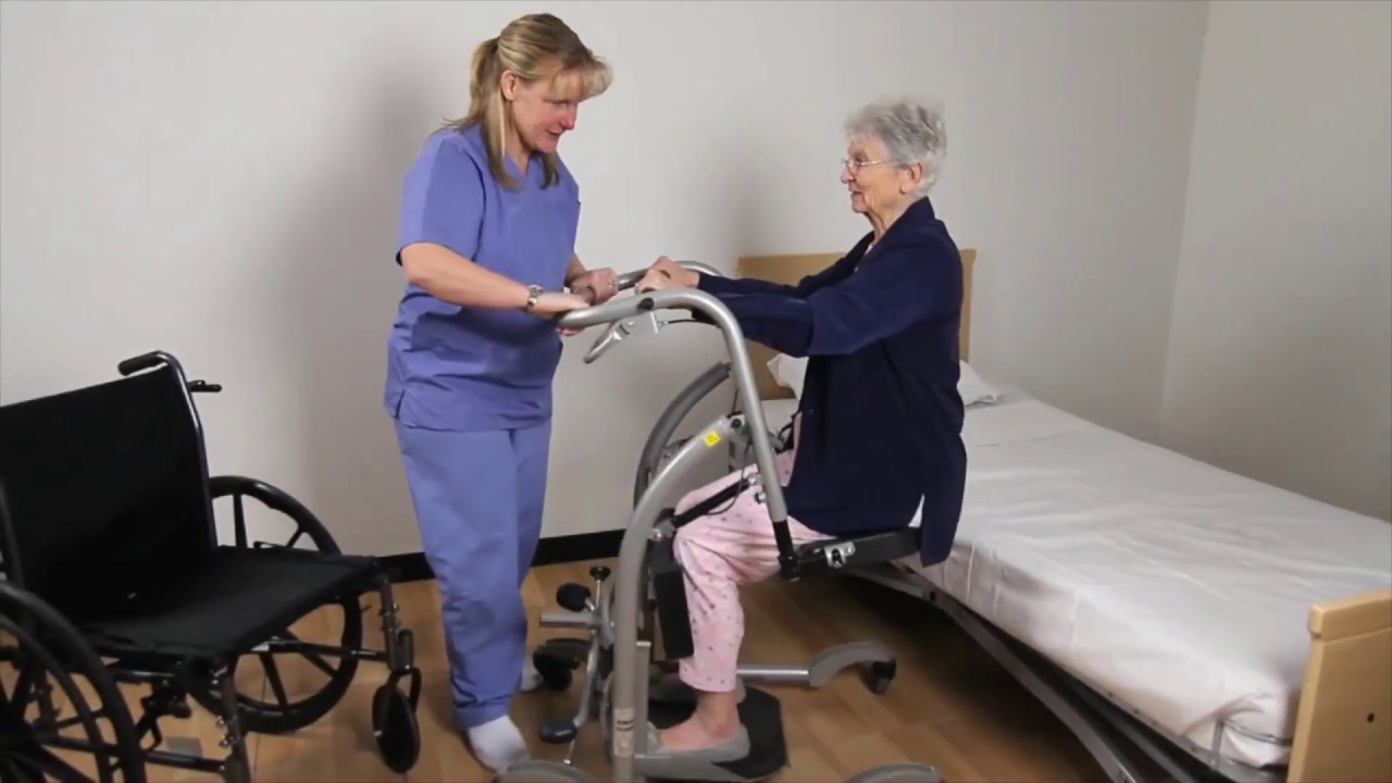 Bild Handicare Quick Move Manual Sit To Stand Patient Transfer Lift