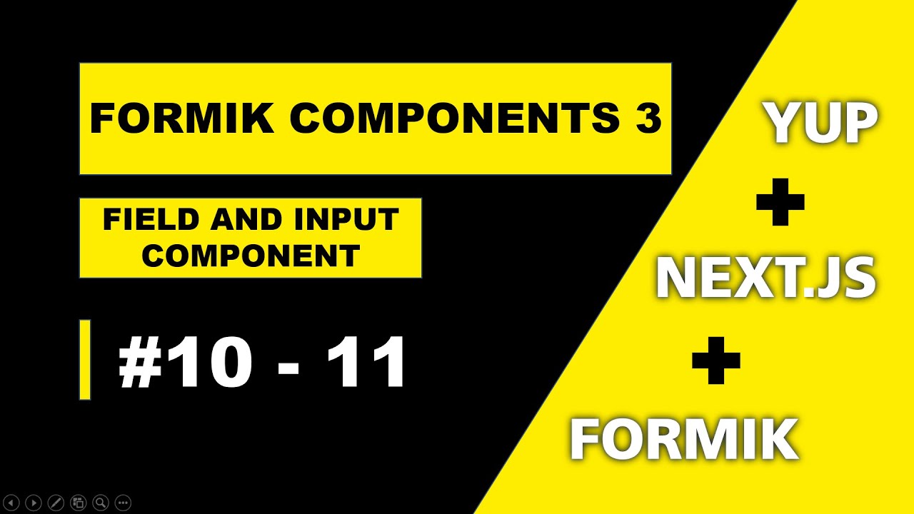 Formik Field And Input Reuse Component Nextjs13 Nextjstutorial