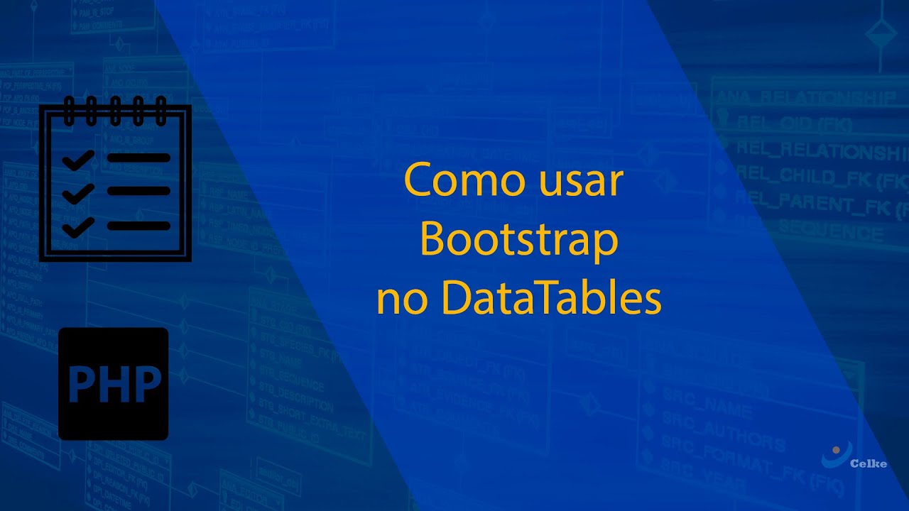 Como Usar Bootstrap Com Datatables Youtube