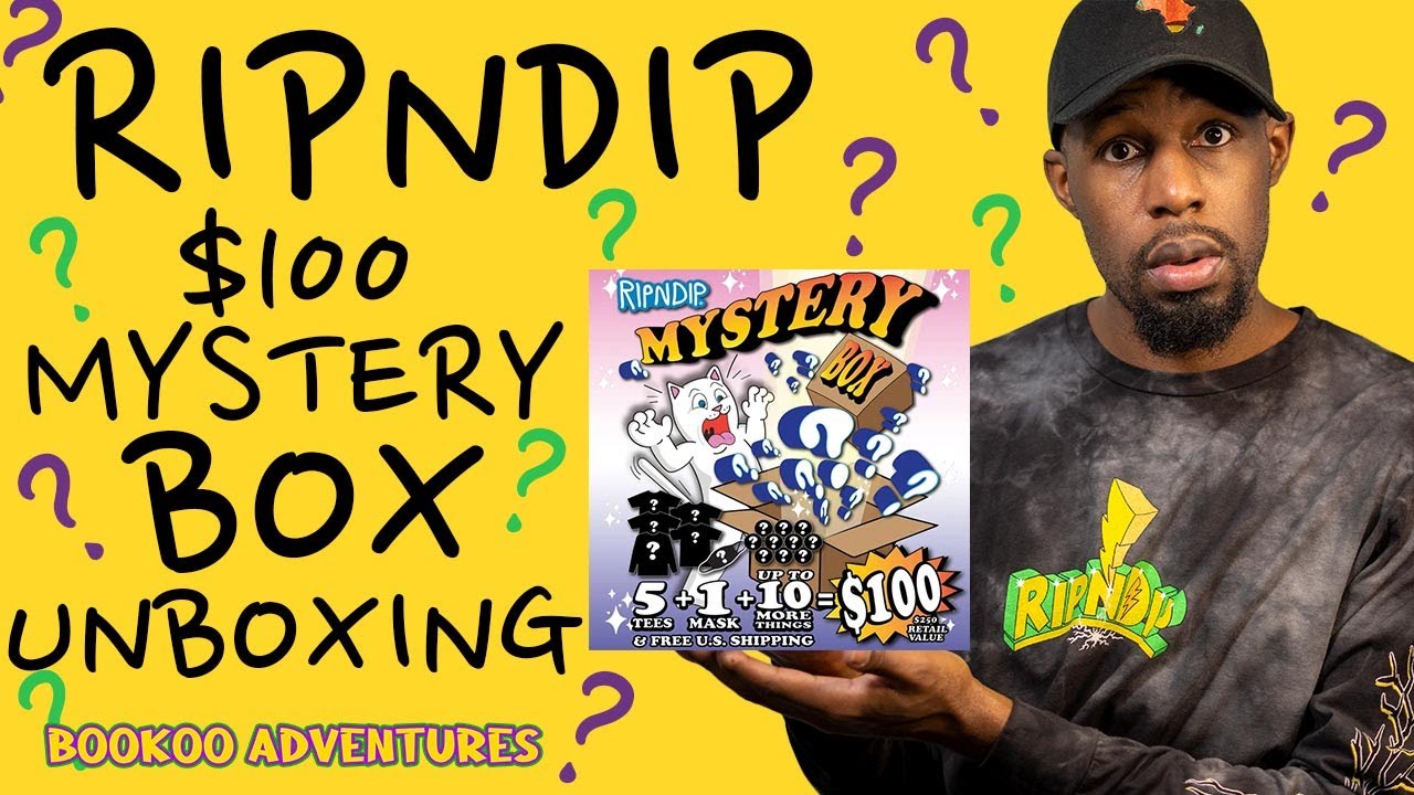 Ripndip 100 Mystery Box Unboxing Youtube