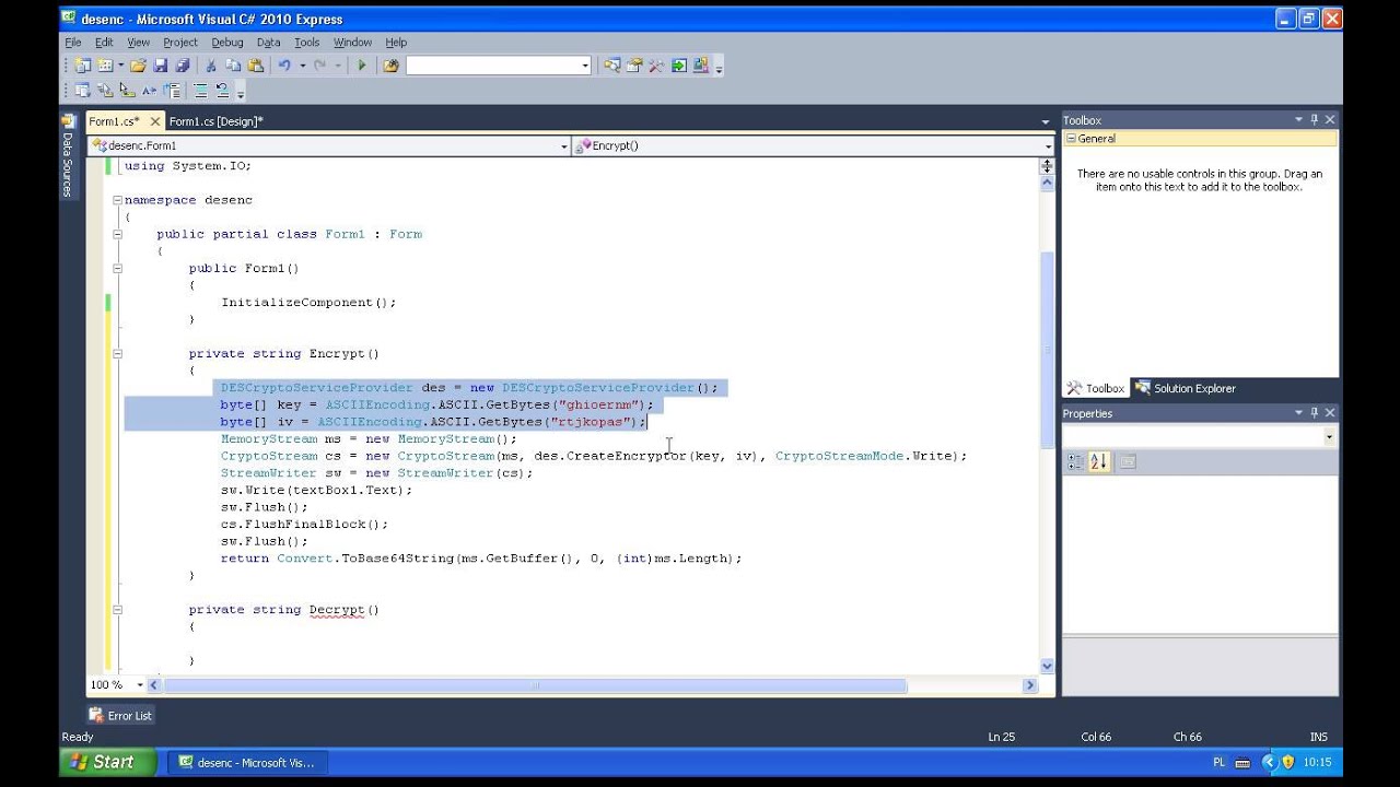 One Round Des Encryption Decryption Youtube