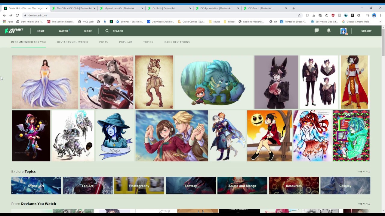 How To Share Your Art With Groups On Deviantart Youtube