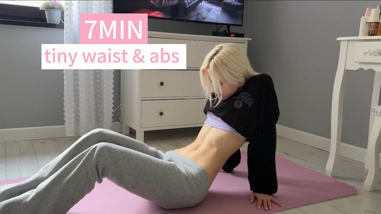 7min Tiny Waist Abs Workout Flat Stomach And Snatched Waist