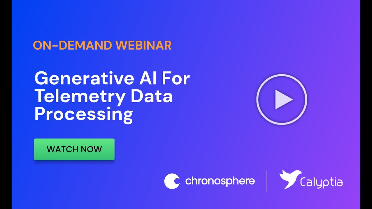 Generative Ai For Telemetry Data Processing Youtube