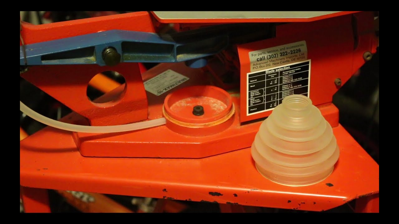 Easy Bellows Replacement For Hegner Scroll Saw Youtube