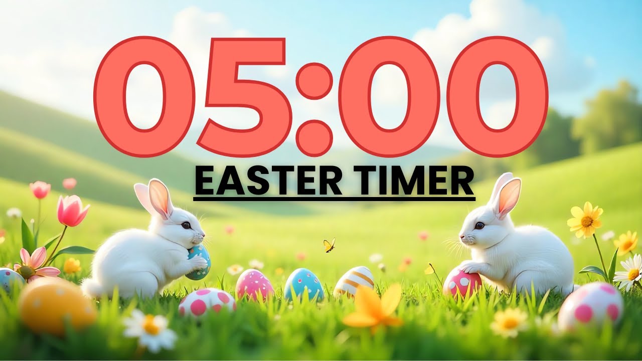 5 Minute Easter Timer рџђј Fun Countdown With Music For Kids