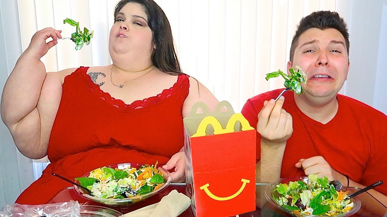 The Salad Challenge Mukbang Youtube