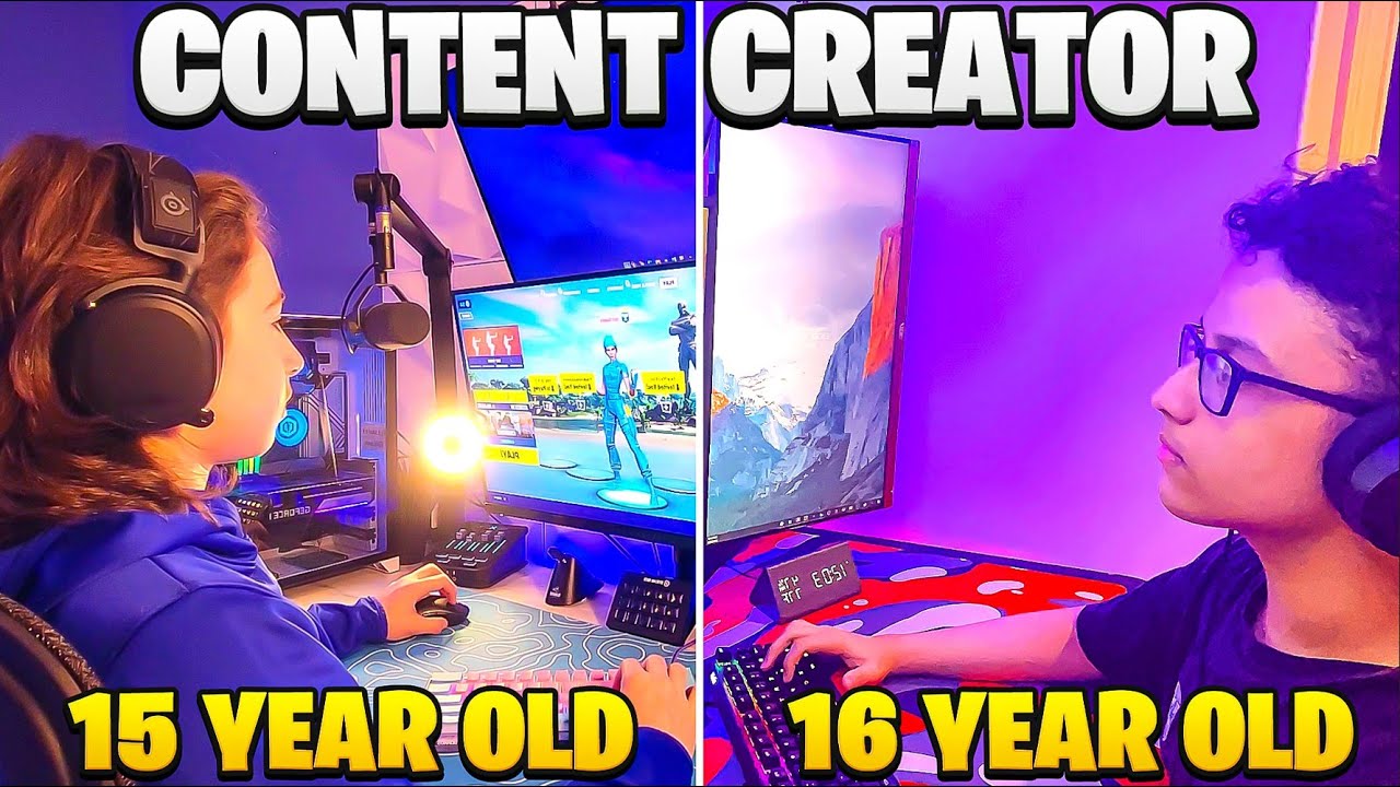 A Day In The Life Of A 15 Vs 16 Year Old Content Creator Youtube