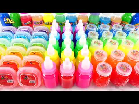 Mixing All My Slimes Slime Smoothie Relaxing Slime Satisfying
