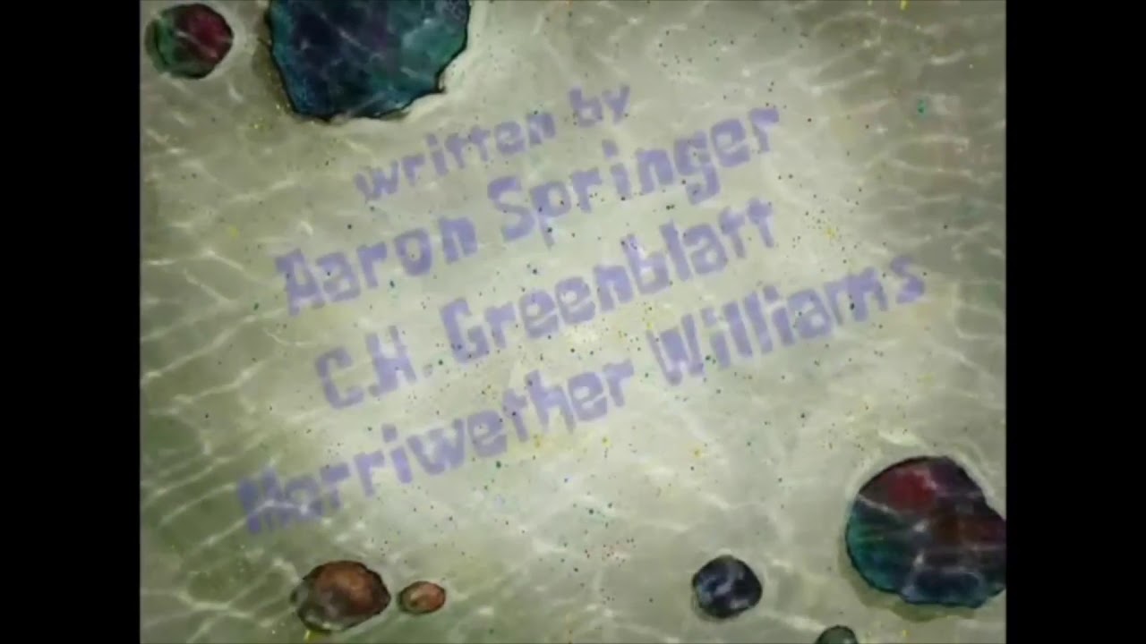 Outdated Spongebob Gary Takes A Bath Title Card Youtube