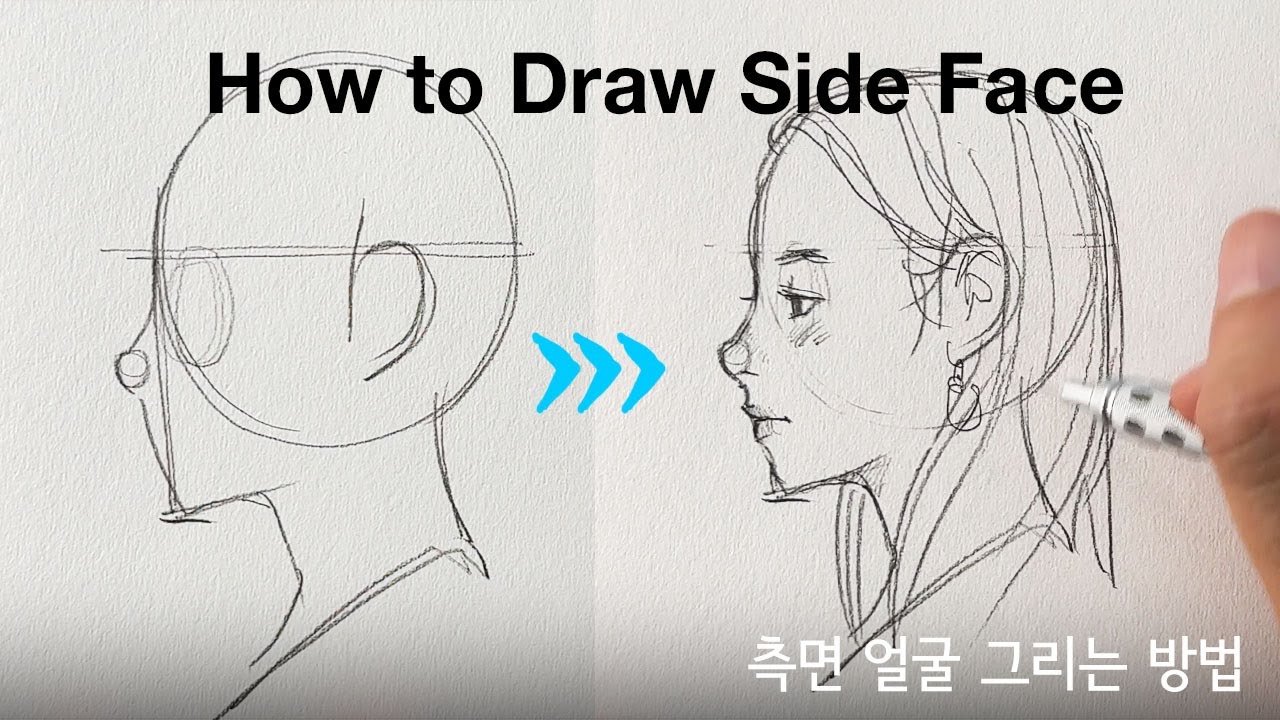 Profile Face Drawing Tutorial Side Profile Drawing Tutorial