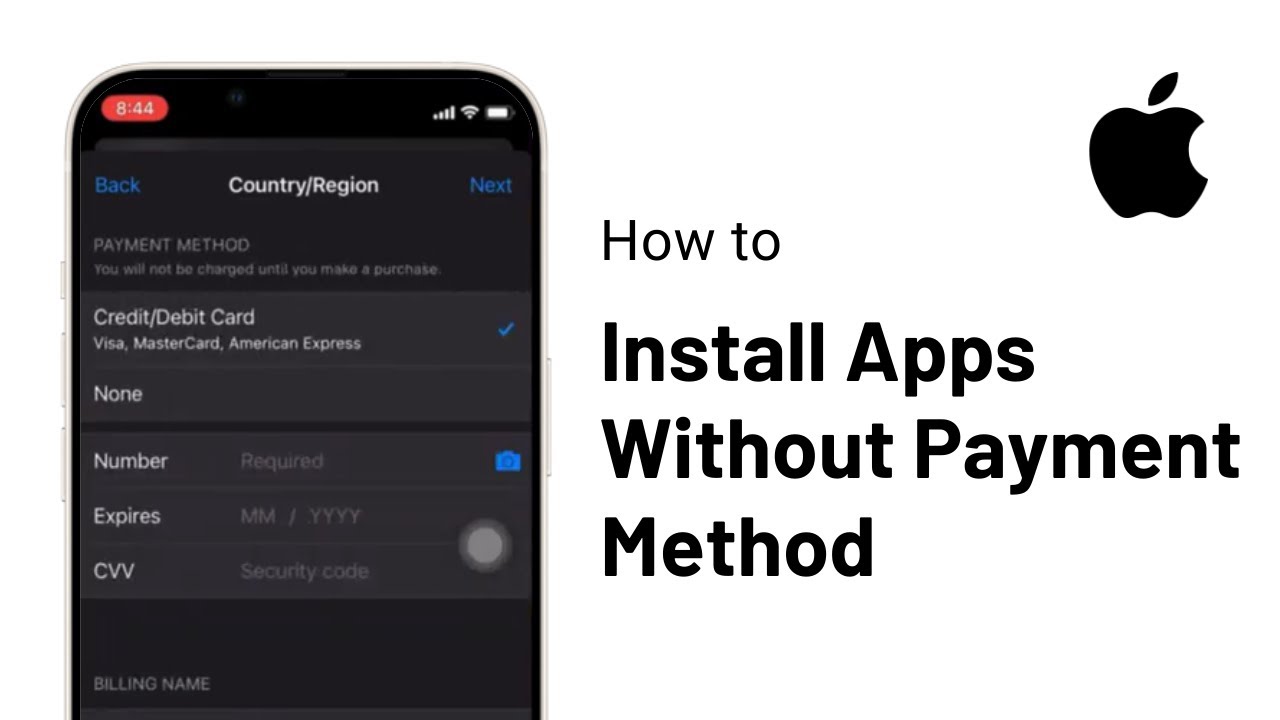 How To Install Apps Without Payment Method On Iphone Youtube