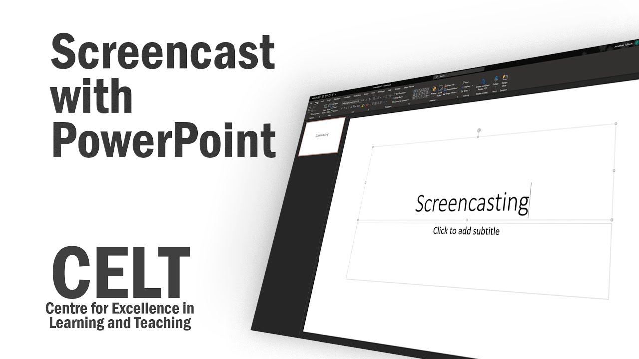 Screencasting With Powerpoint Youtube