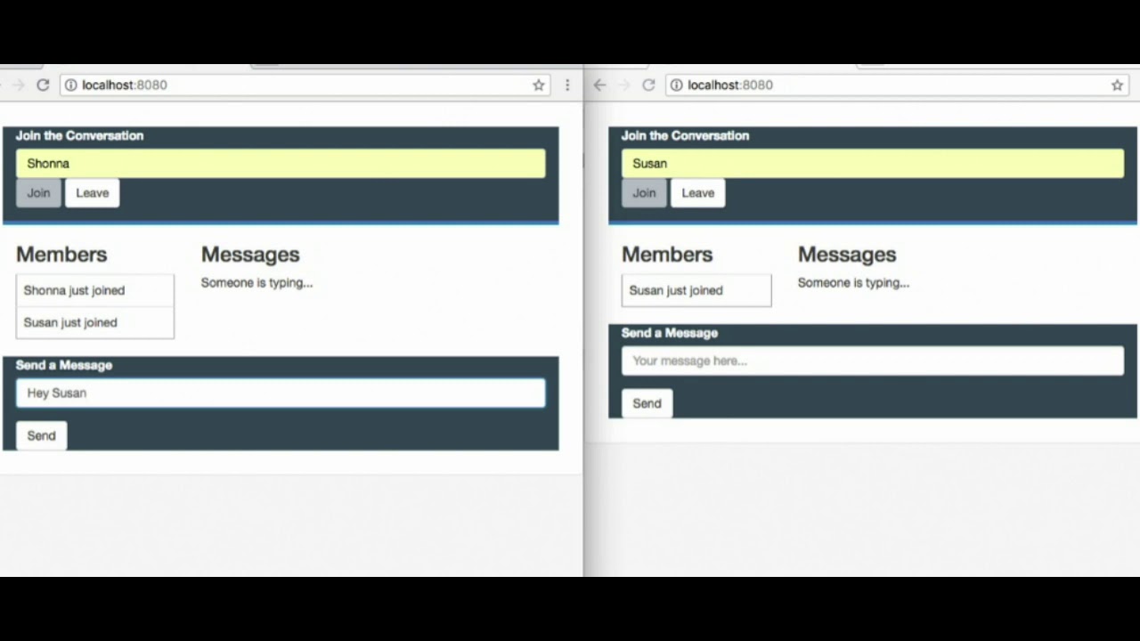 Chatting App Spring Boot And Websocket Youtube