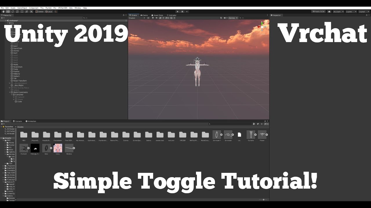 Unity 2019 Simple Toggle Tutorial For Vrchat Youtube