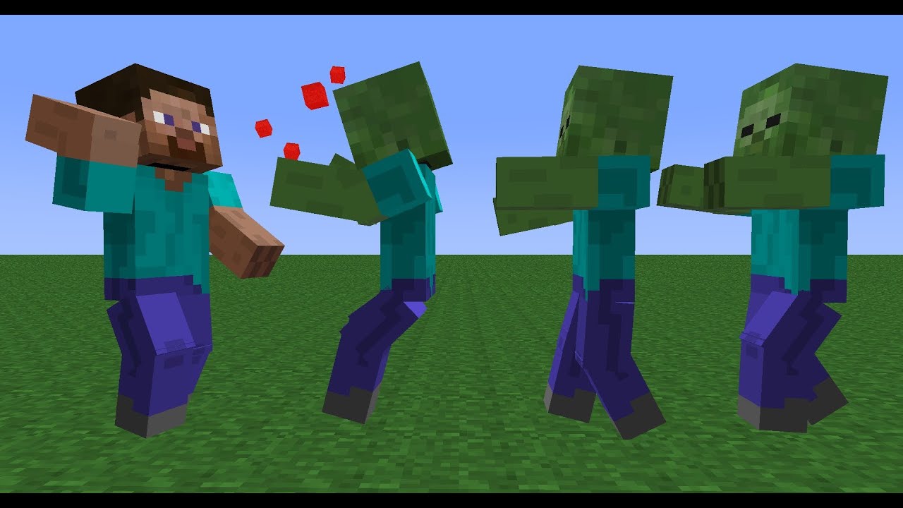 Mineattack Level 4 Minecraft Fight Animation Youtube