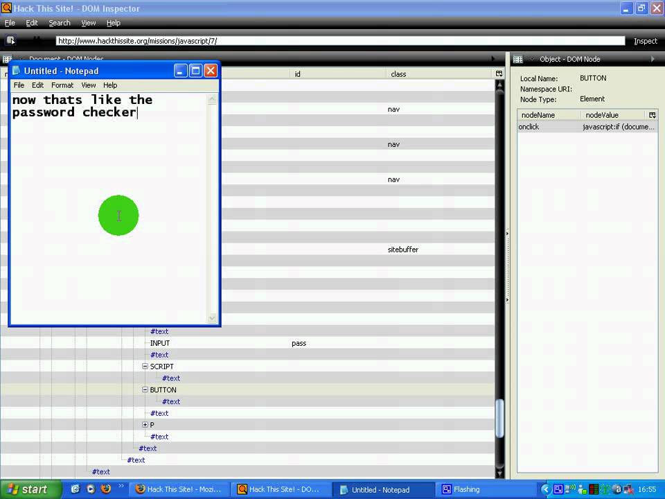 Javascript Mission 7 Hackthissite Org Youtube