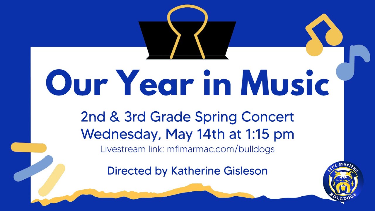 2nd 3rd Grade Spring Concert Youtube