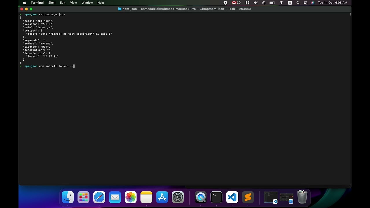 Npm Install Lodash Module Youtube