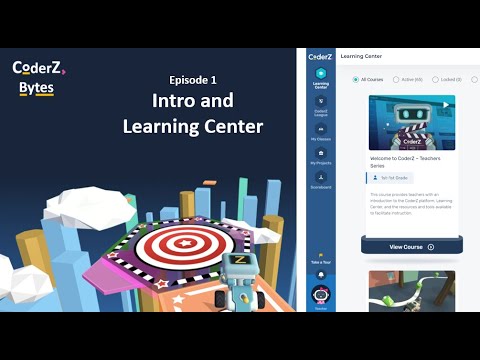 Coderz Bytes Ep1 Intro And Learning Center Youtube