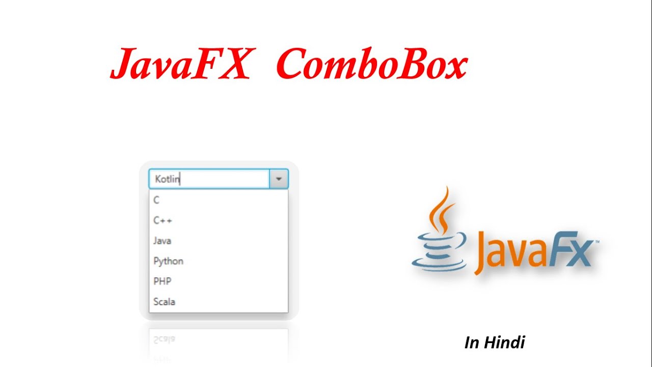 20 Javafx Tutorial Combobox In Javafx Youtube