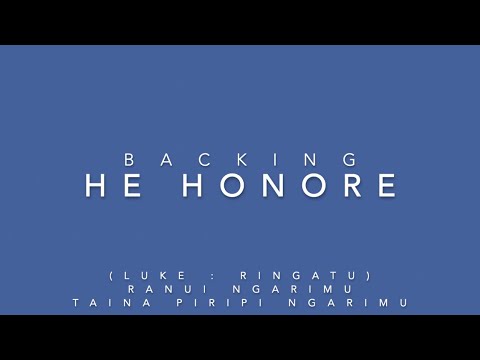 He Honore Backing Youtube