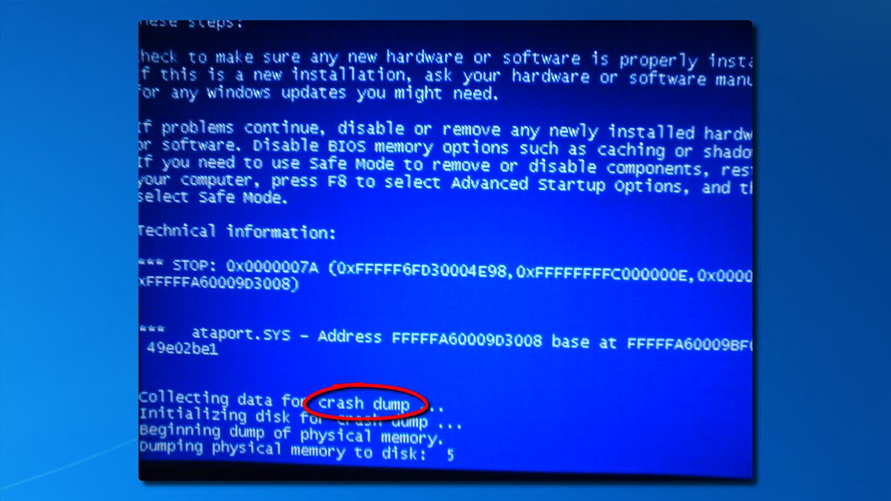 How To Fix A Windows Pc Crash Dump Youtube
