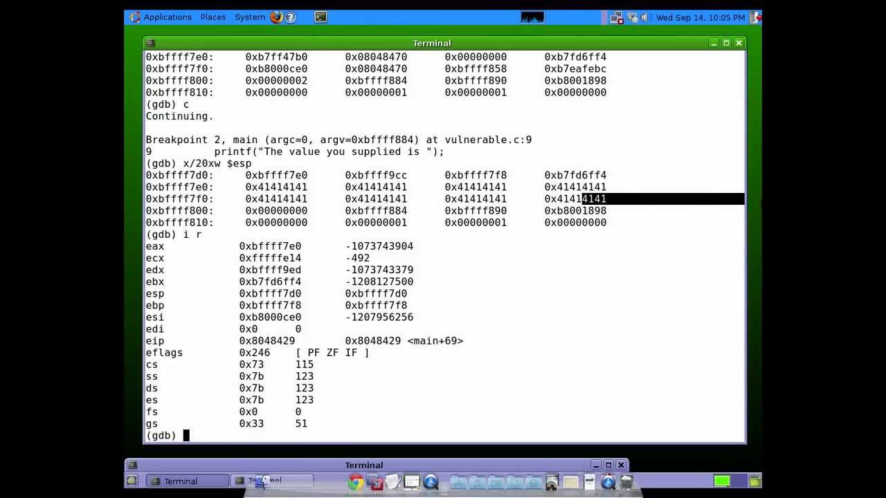 Buffer Overflow Tutorial Part 2 Youtube