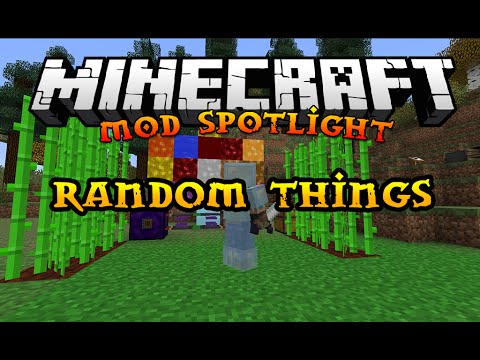 Minecraft Mod Spotlight Random Things 2 1 Mc 1 7 2 Youtube