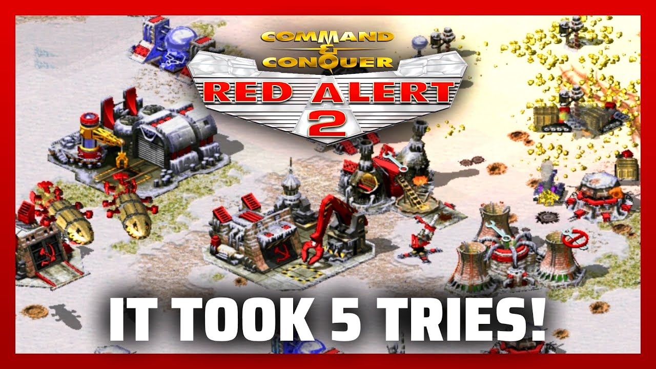Red Alert 2 It Took 5 Tries 7 Vs 1 Superweapons Youtube