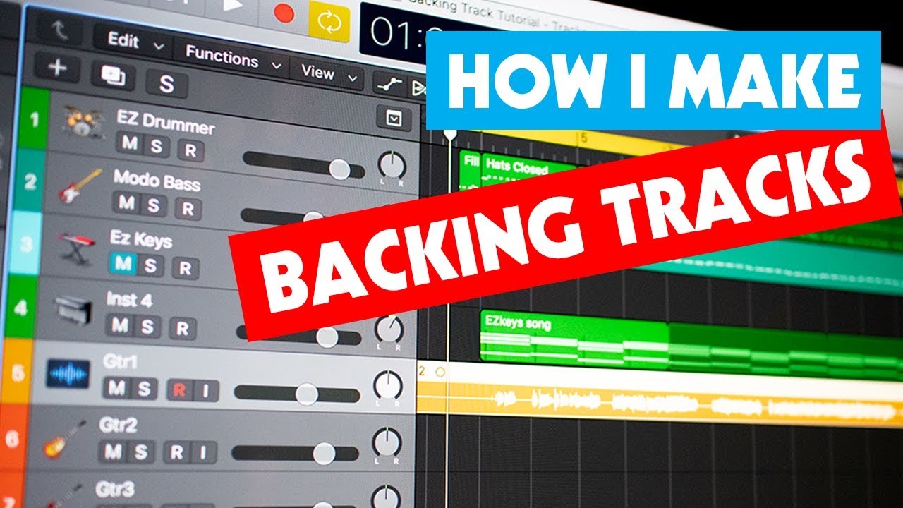 How I Make My Backing Tracks Tutorial For Guitarists Software I Use