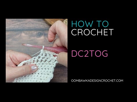 Dc2tog Crochet Stitch Tutorial Youtube
