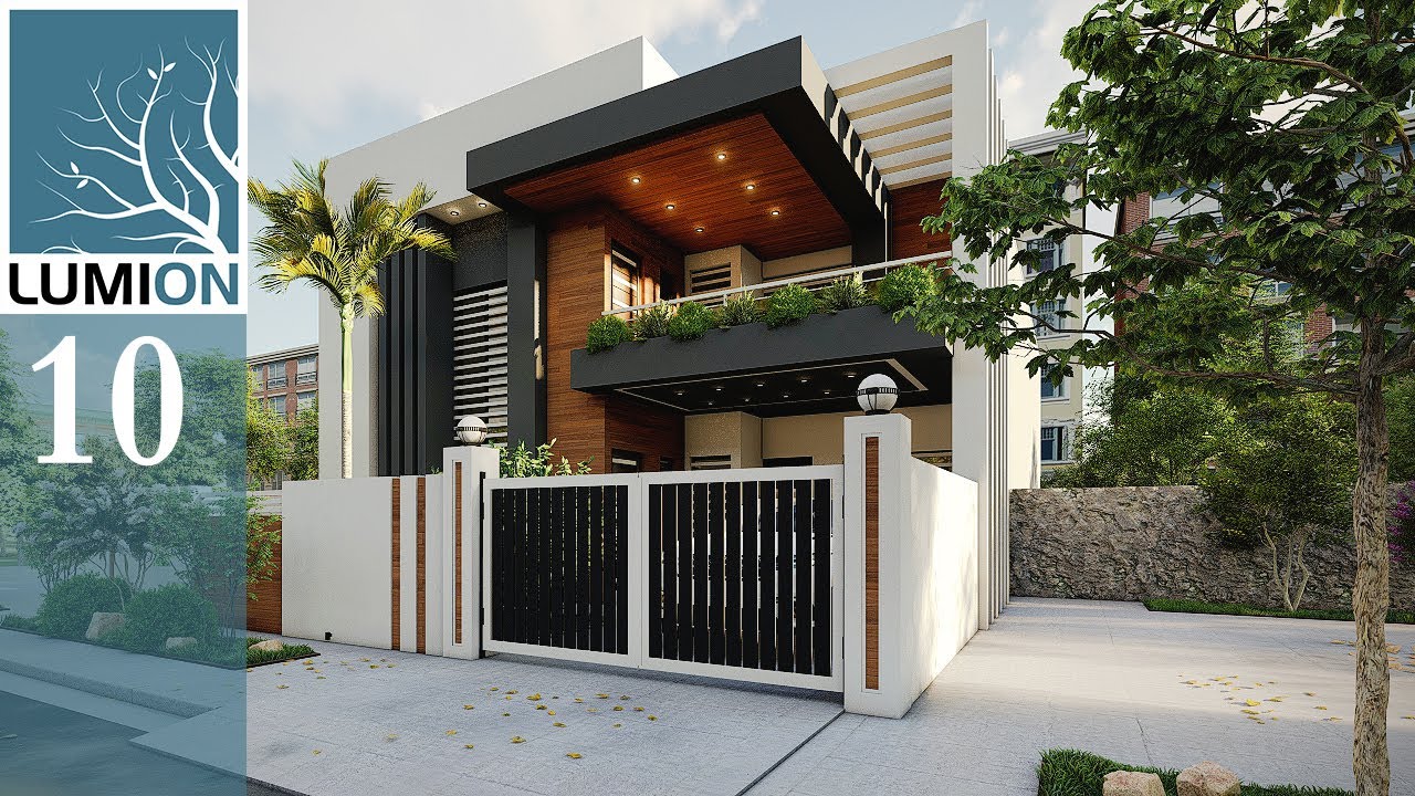 Lumion 10 Animation Realistic Exterior Rendering Youtube
