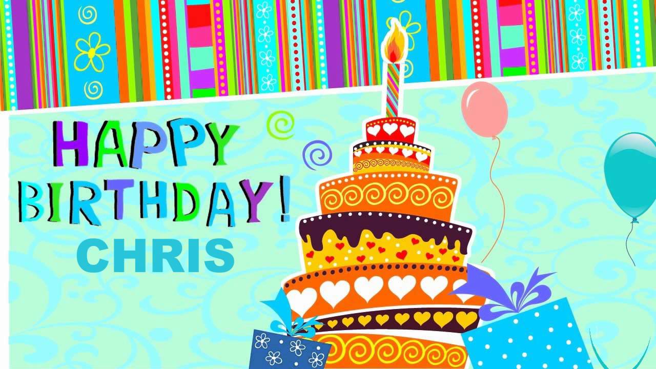 Happy Birthday Chris Cake