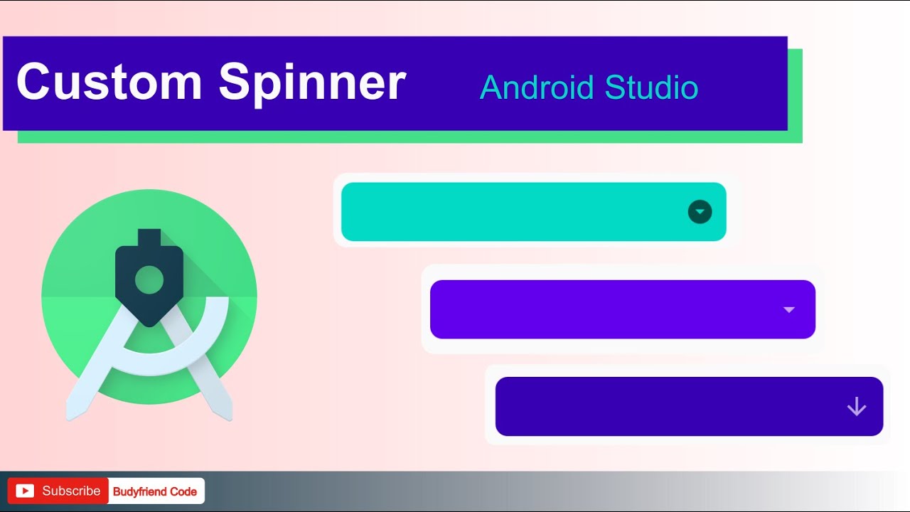 Custom Spinner Android Studio Youtube