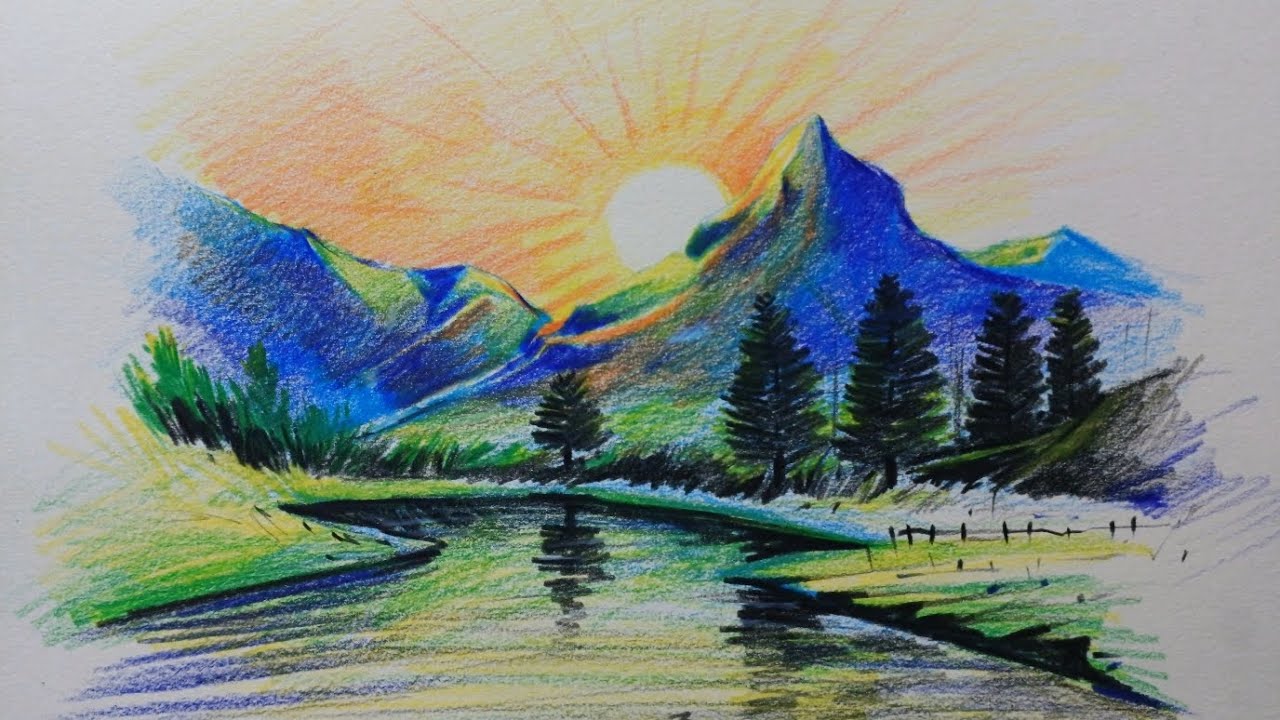 Natural Drawing Pictures Pencil Color Infoupdate Org