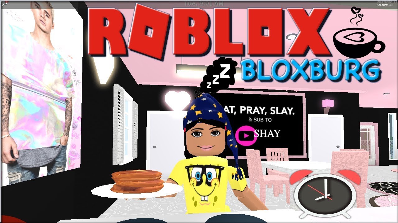 Bloxburg Morning Routine Late For Work Roblox Roleplay Youtube